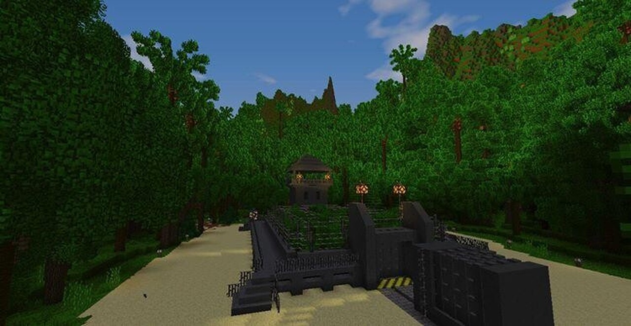 jurassic park projeto Minecraft Map