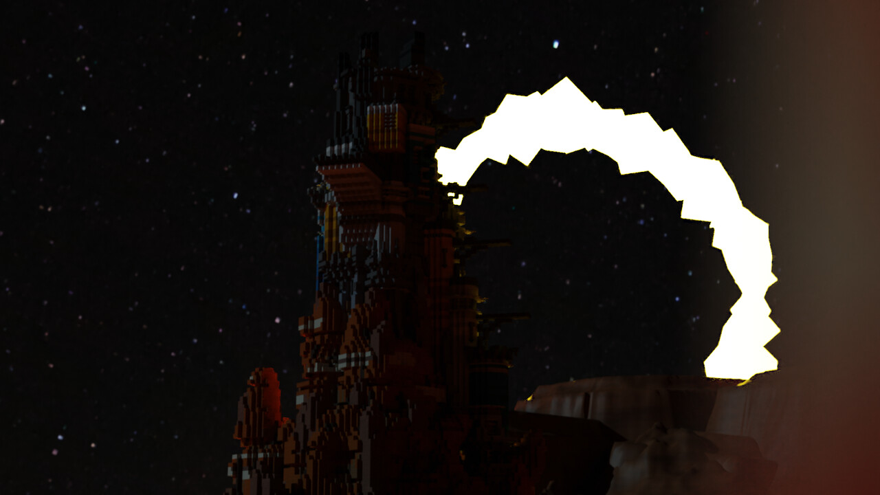 Sci-fi CyberPunk Mesa Tower Minecraft Map