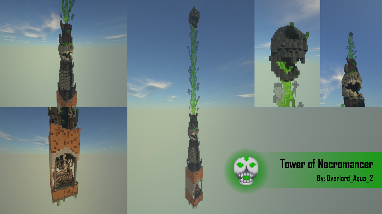 Tower of Necromancer (One Chunk Challenge Project Contest) Minecraft Map
