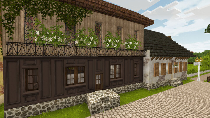 Small town with Cocricot mod Minecraft Map