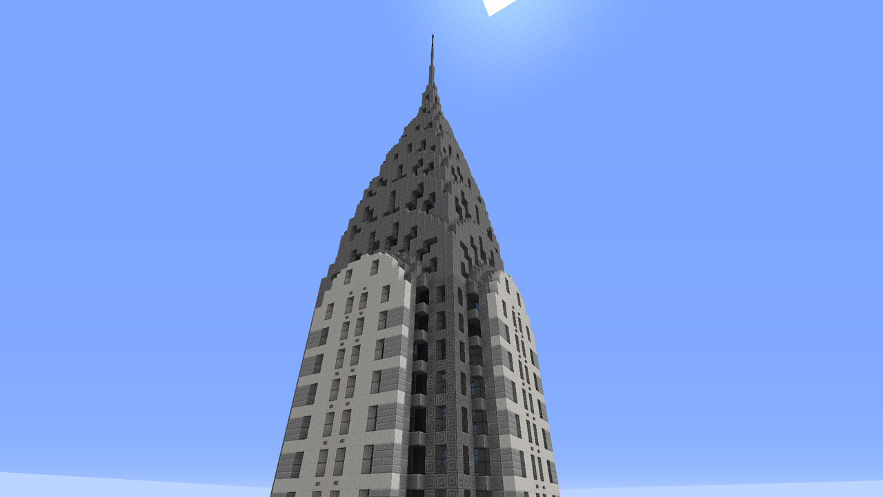 NEW YORK- Chrysler Building 1:1 Scale (Cubic Chunks) Minecraft Map