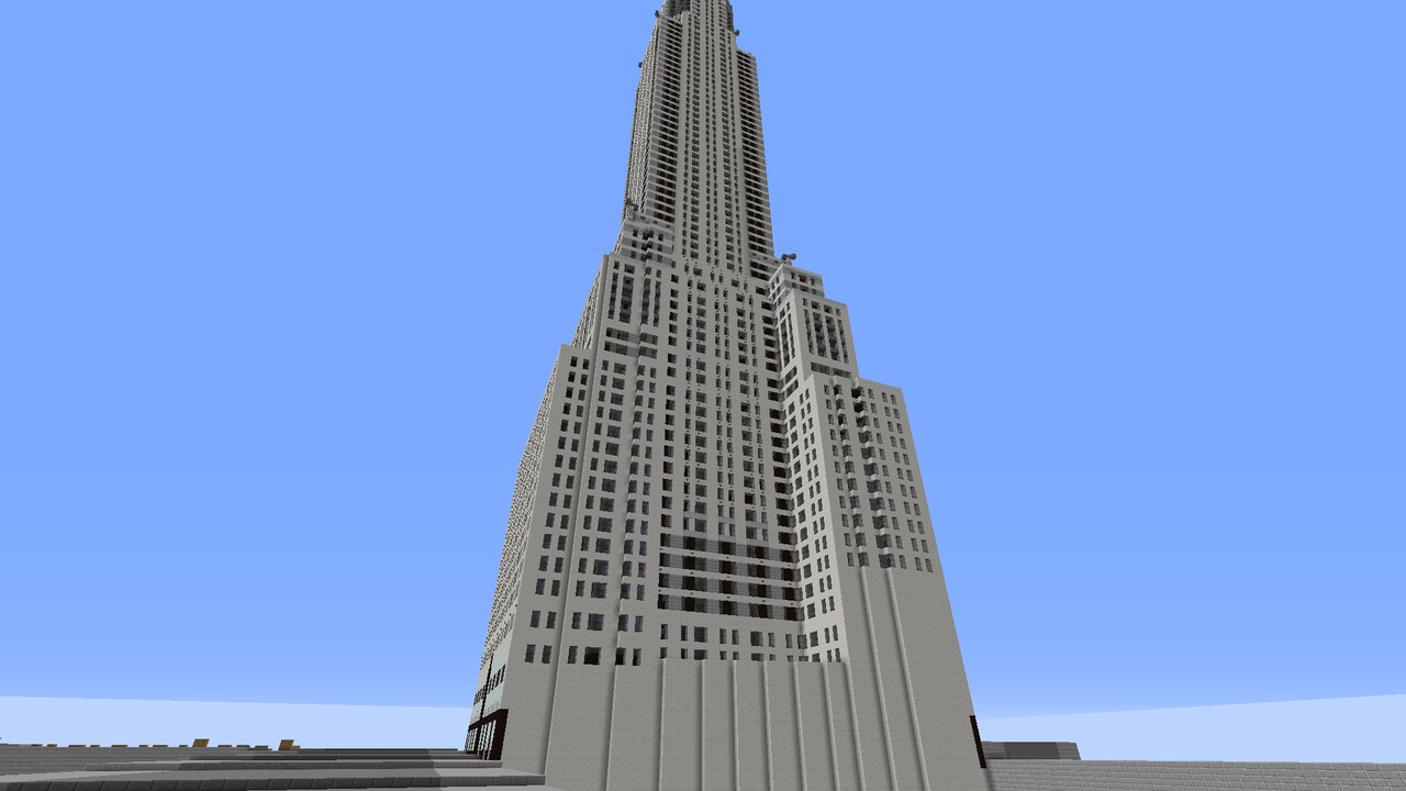 NEW YORK- Chrysler Building 1:1 Scale (Cubic Chunks) Minecraft Map