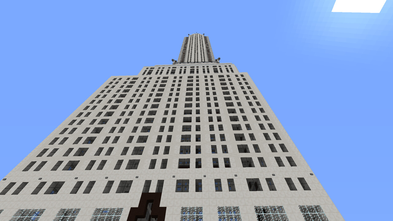 NEW YORK- Chrysler Building 1:1 Scale (Cubic Chunks) Minecraft Map