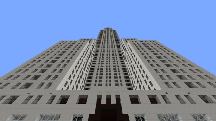 NEW YORK- Chrysler Building 1:1 Scale (Cubic Chunks) Minecraft Map