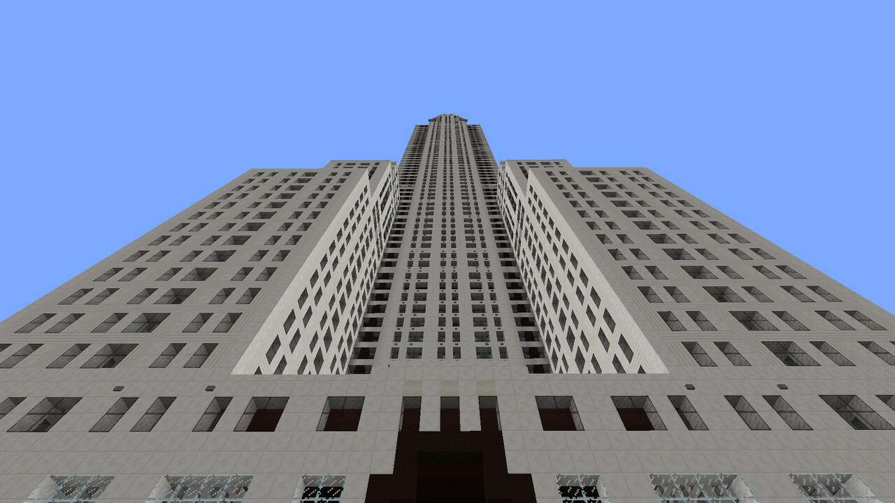 NEW YORK- Chrysler Building 1:1 Scale (Cubic Chunks) Minecraft Map