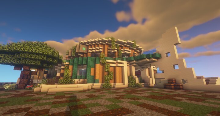 Arcology Survival Base Minecraft Map