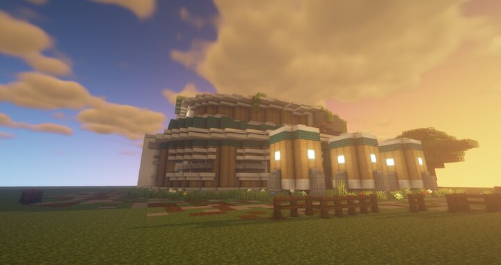 Arcology Survival Base Minecraft Map