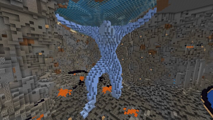 3D Pixel Art - Atlas Minecraft Map