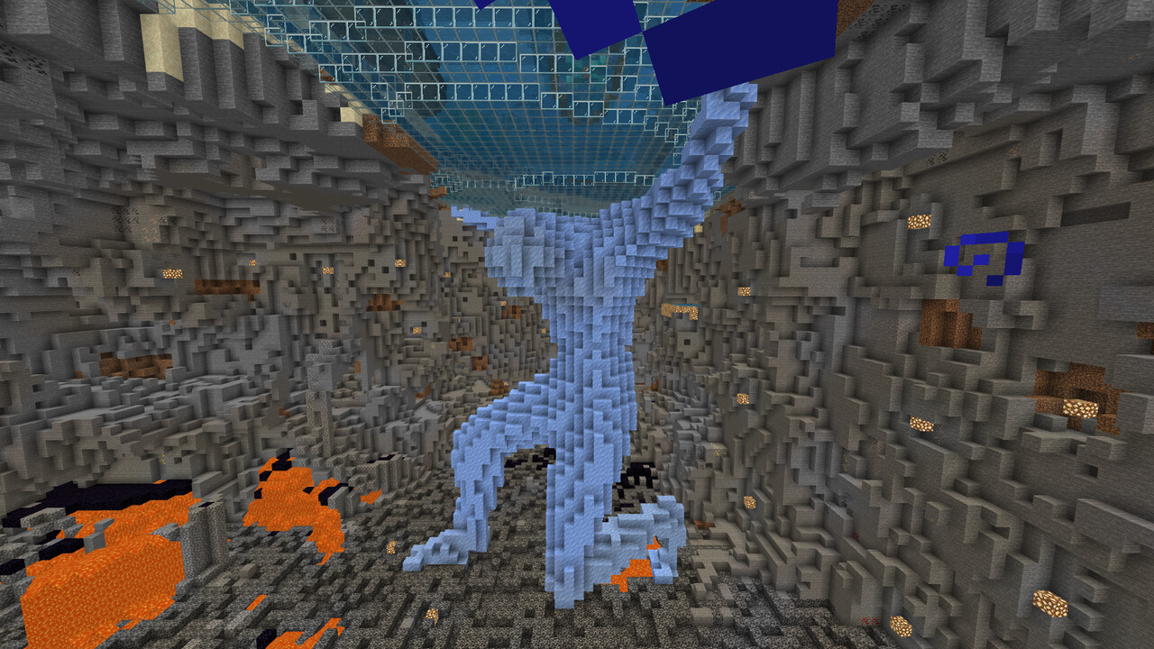 3D Pixel Art - Atlas Minecraft Map