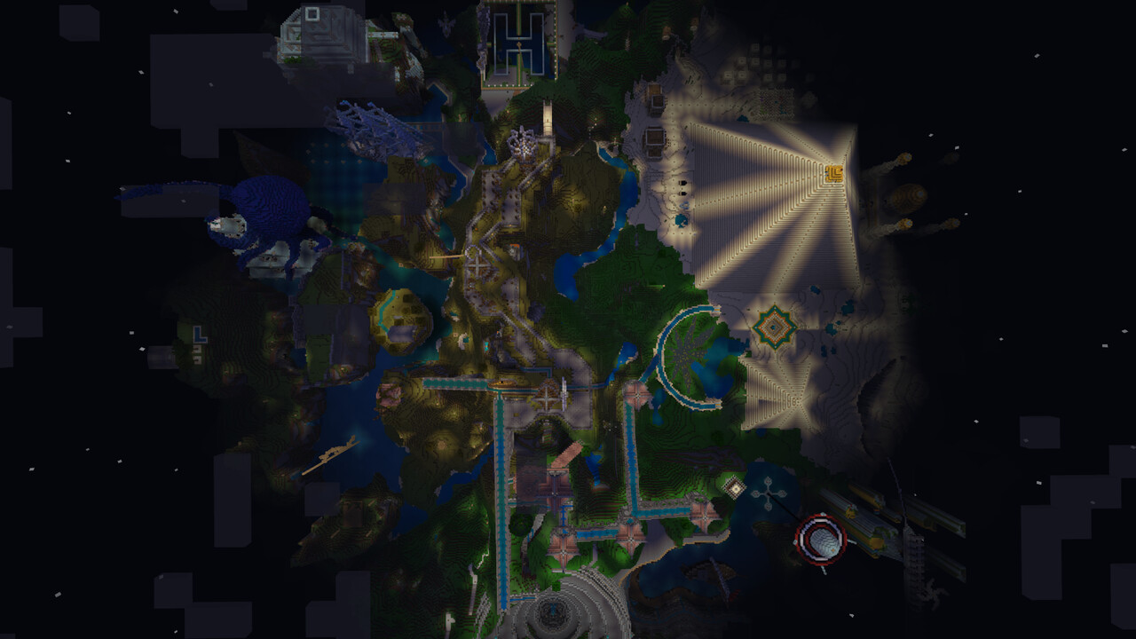 3D Pixel Art - Atlas Minecraft Map