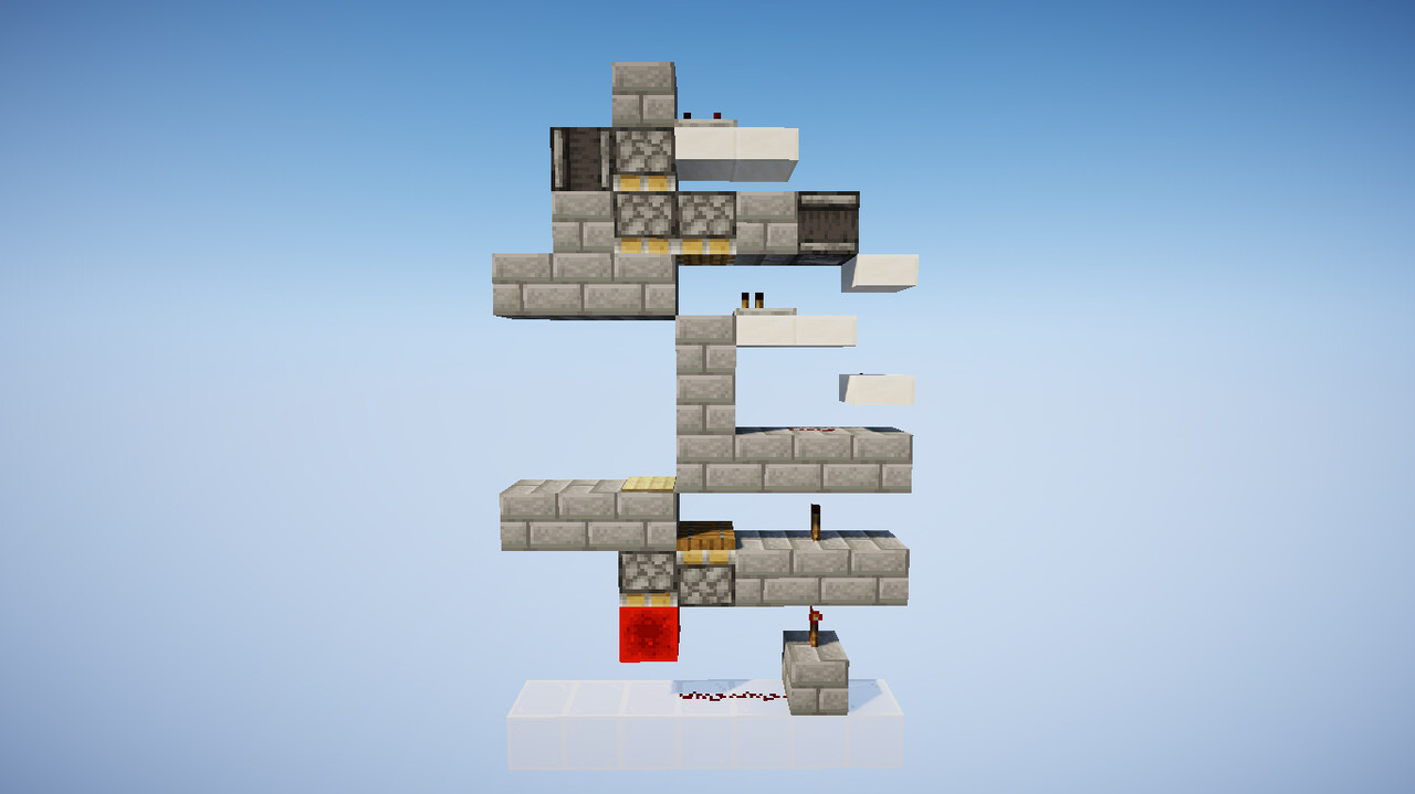 3 Block Height to 1 Tunnel Converter Minecraft Map