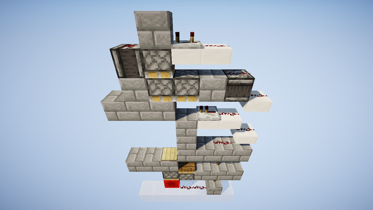 3 Block Height to 1 Tunnel Converter Minecraft Map