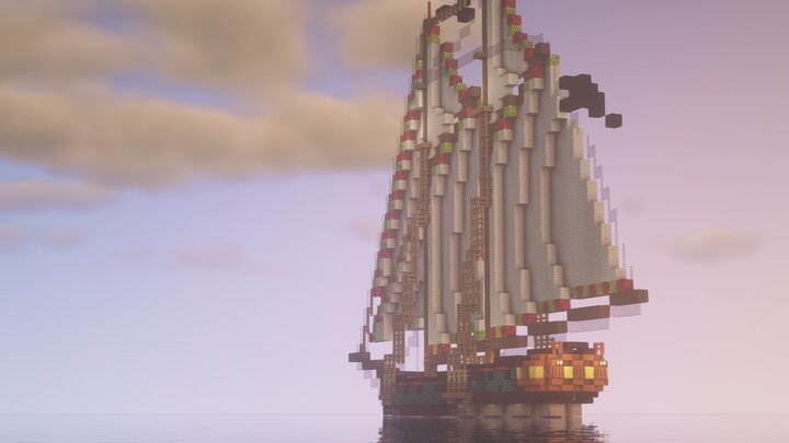 Ship schooner Quetzal Minecraft Map