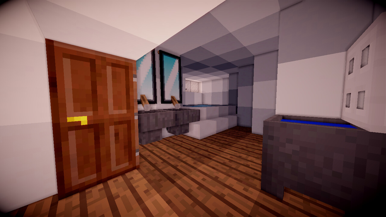 Massive Modern Mansion On Montains Finished Minecraft Map