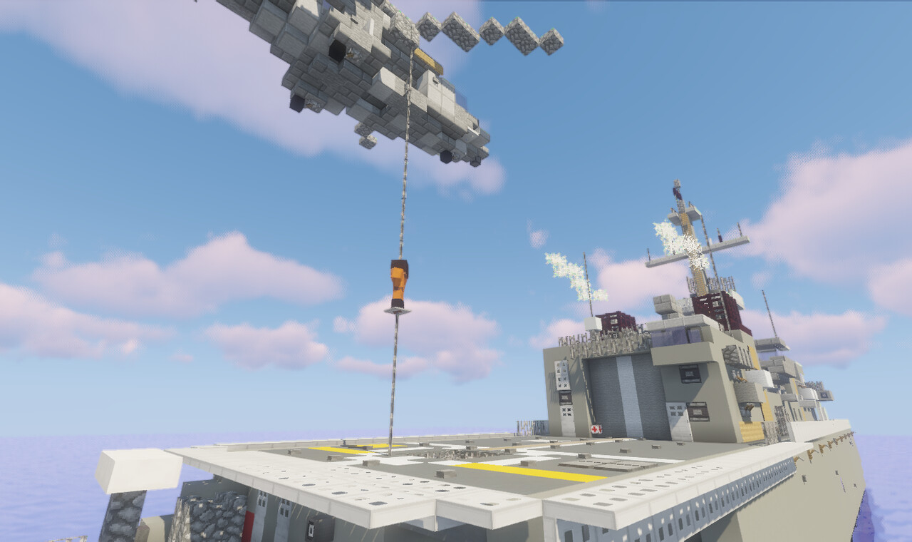 Floréal-class frigate - French Navy (1:1 scale) Minecraft Map