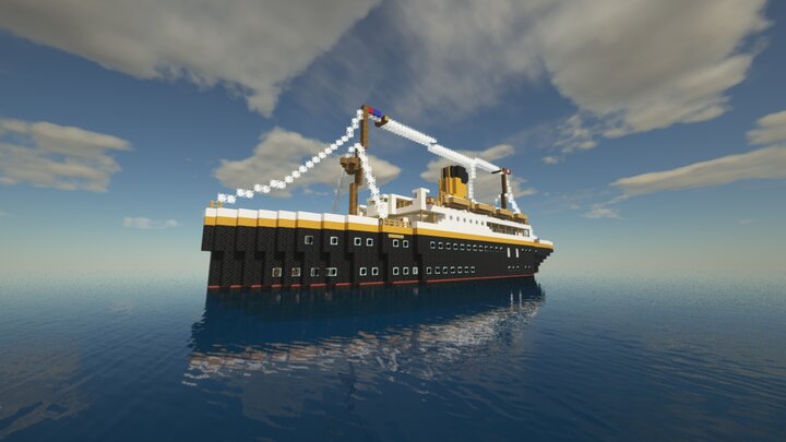 Small Ocean Liner Bedrock Port (1.14.60+) Minecraft Map