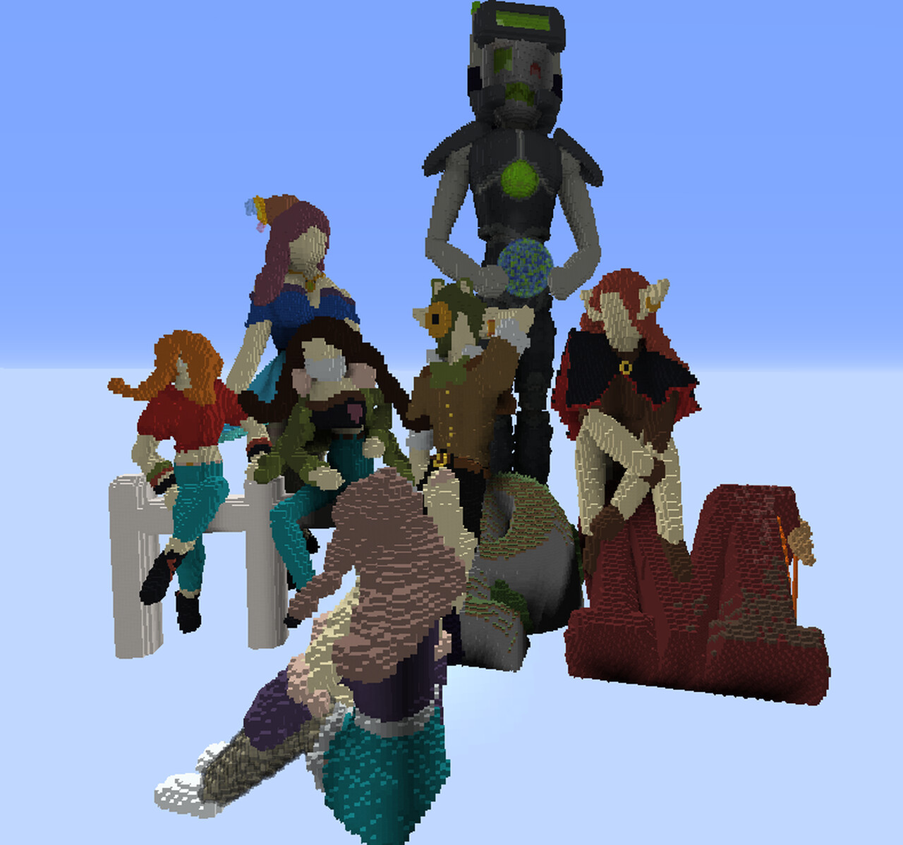 The planet minecraft Members collection by AmyOak Minecraft Map