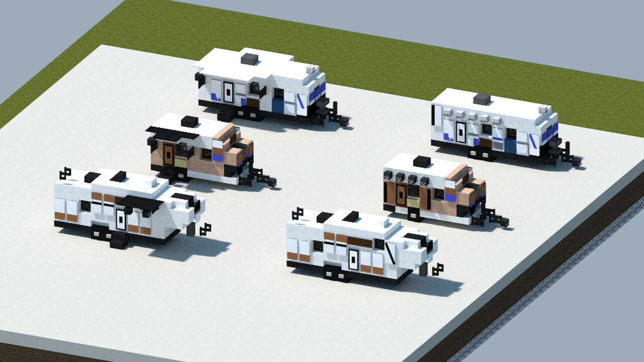 Dreamy's pack of travel trailers #1 [With download] Minecraft Map