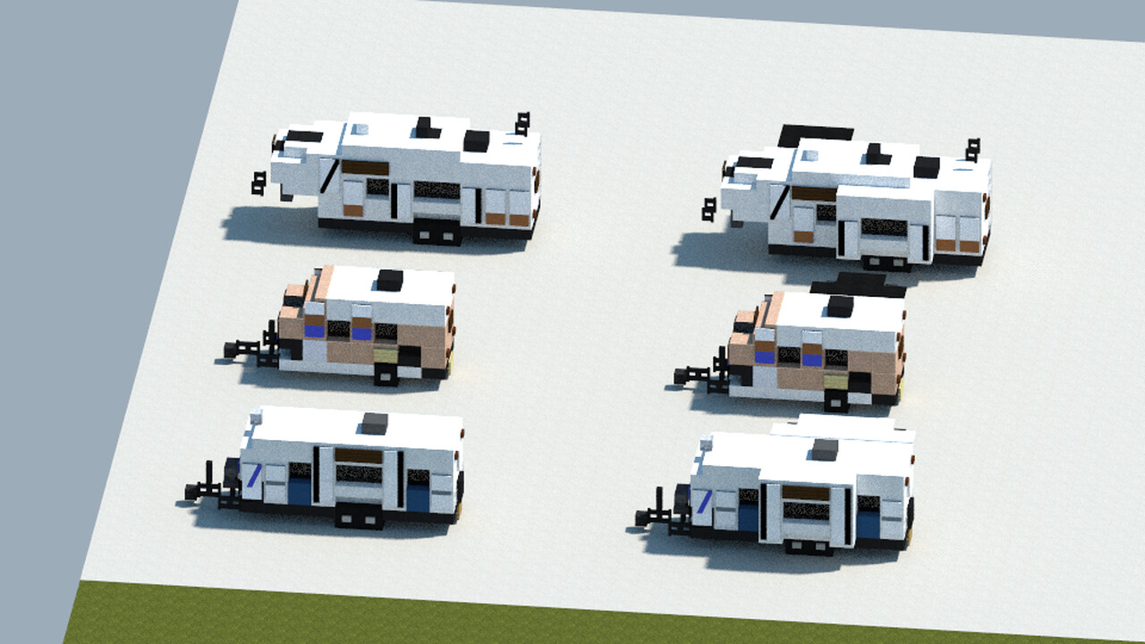 Dreamy's pack of travel trailers #1 [With download] Minecraft Map
