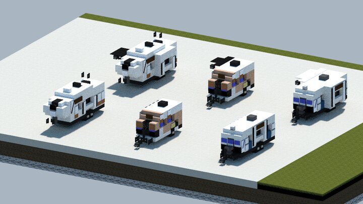Dreamy's pack of travel trailers #1 [With download] Minecraft Map