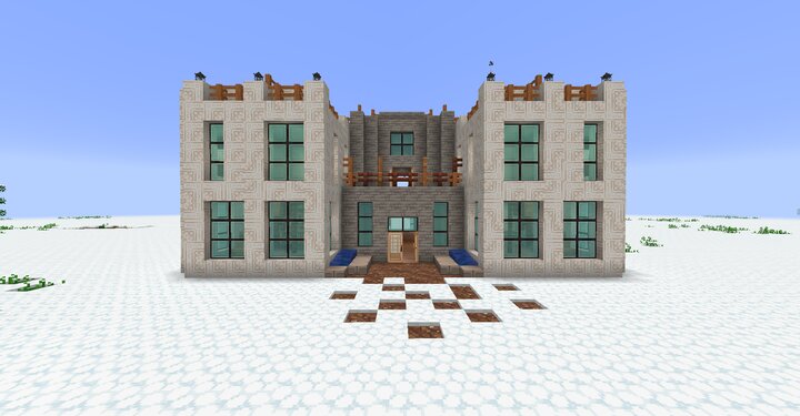Symmetrical Modern House (SMH) Minecraft Map