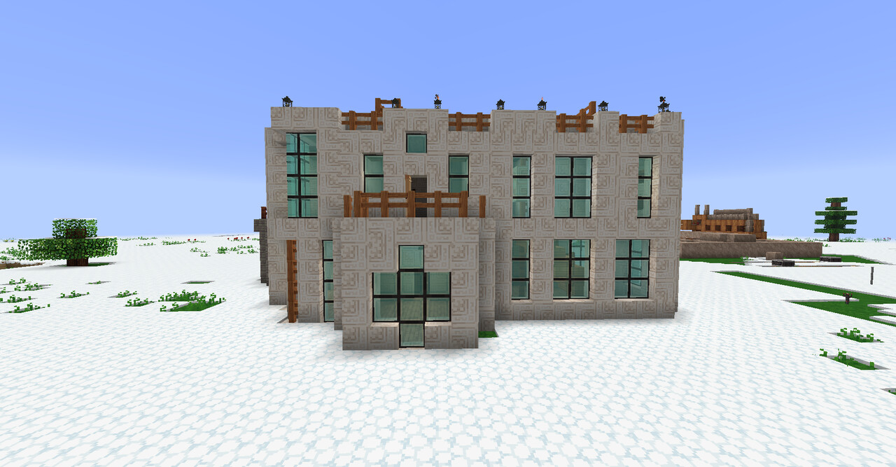 Symmetrical Modern House (SMH) Minecraft Map