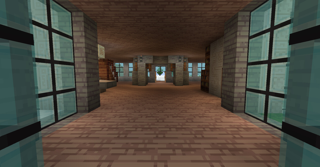 Symmetrical Modern House (SMH) Minecraft Map