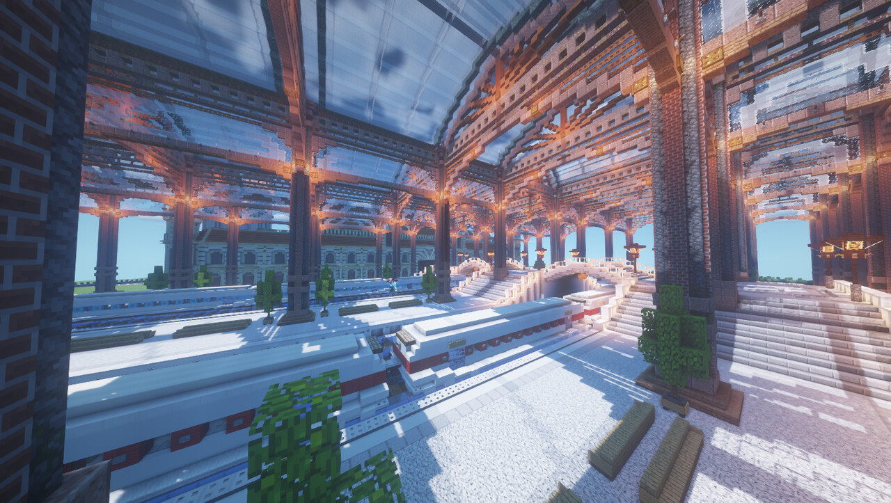 Train Station Minecraft Map