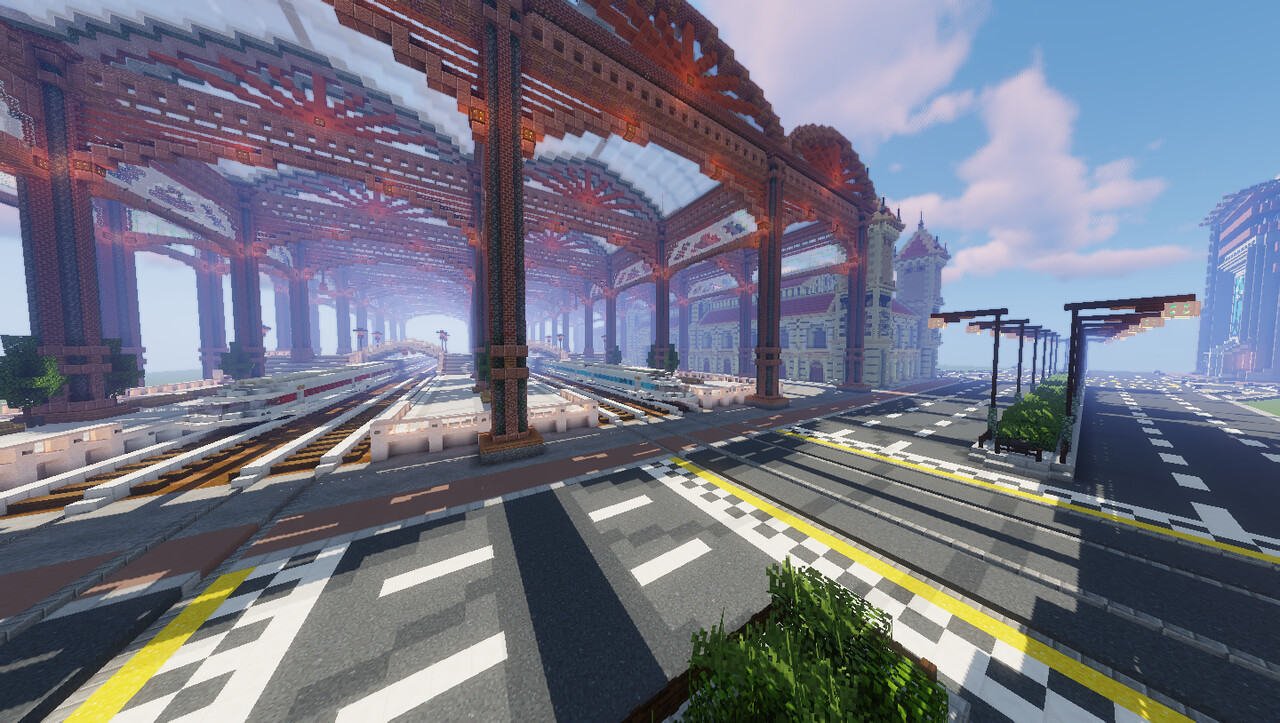 Train Station Minecraft Map