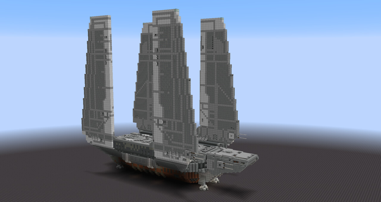 Star Wars - Zeta Class Cargo Shuttle | Download Minecraft Map