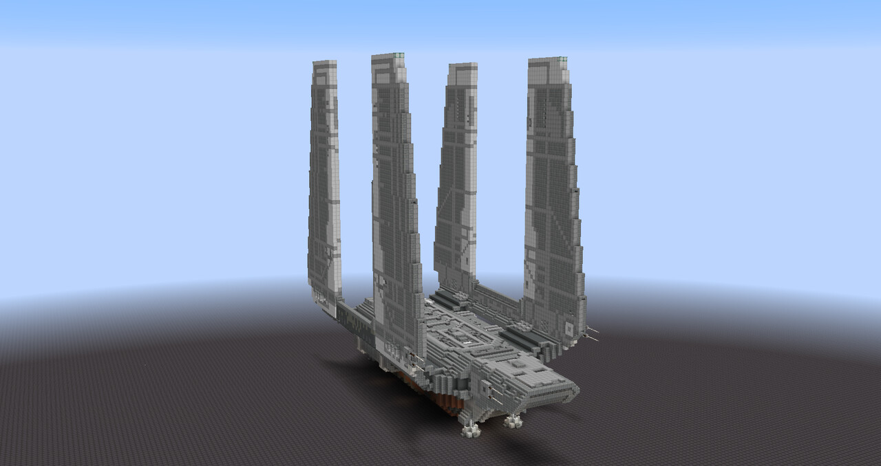 Star Wars - Zeta Class Cargo Shuttle | Download Minecraft Map
