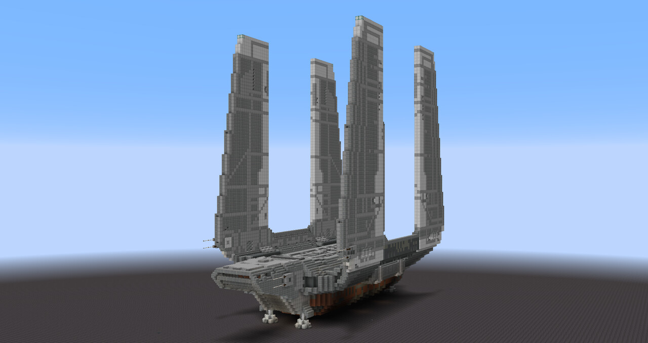 Star Wars - Zeta Class Cargo Shuttle | Download Minecraft Map