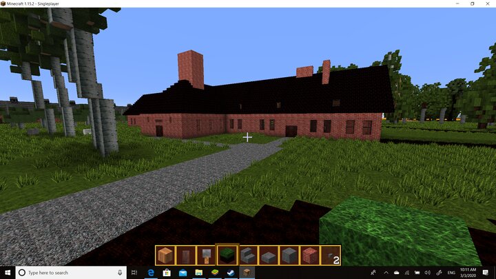 Crematorium 2 at Auschwitz Minecraft Map