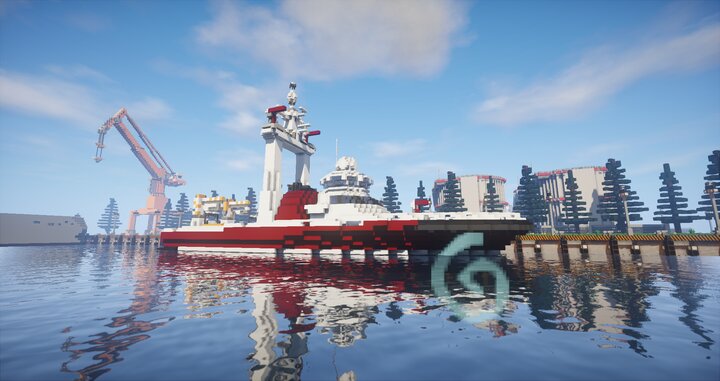 Rescue fire ship HX-70 Minecraft Map