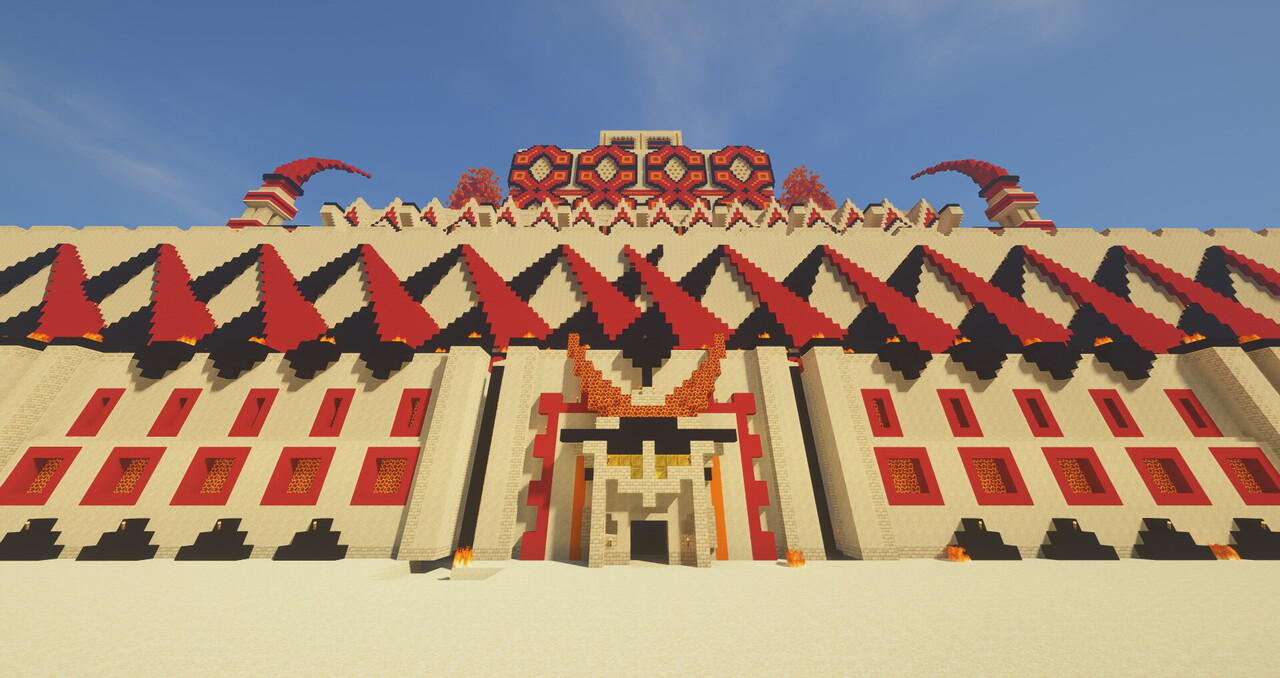 The Burning Desert - The Burning Citadel Minecraft Map