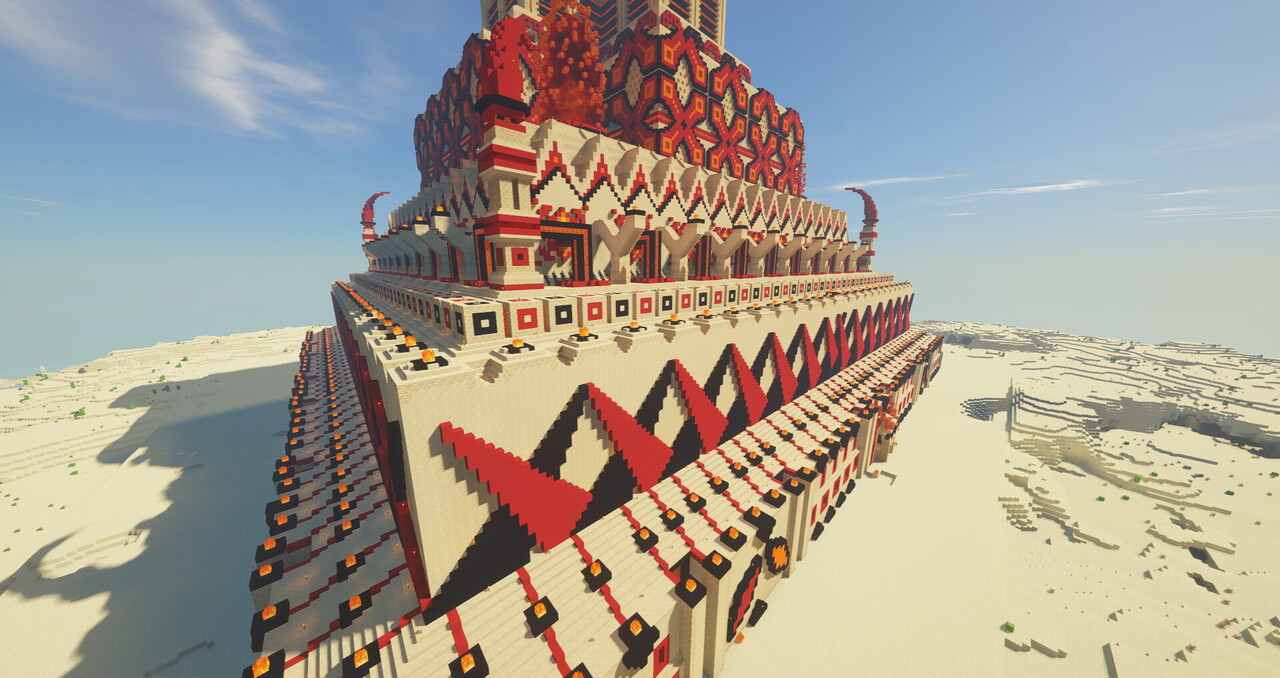 The Burning Desert - The Burning Citadel Minecraft Map