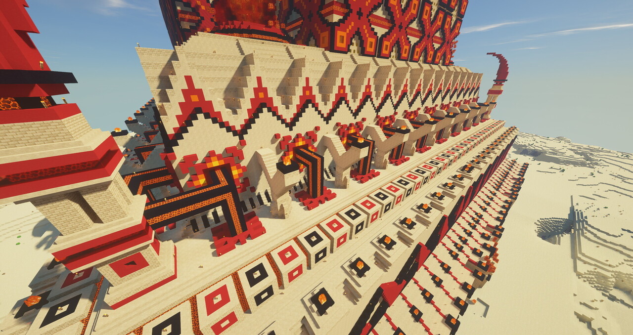 The Burning Desert - The Burning Citadel Minecraft Map