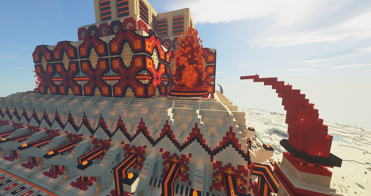 The Burning Desert - The Burning Citadel Minecraft Map