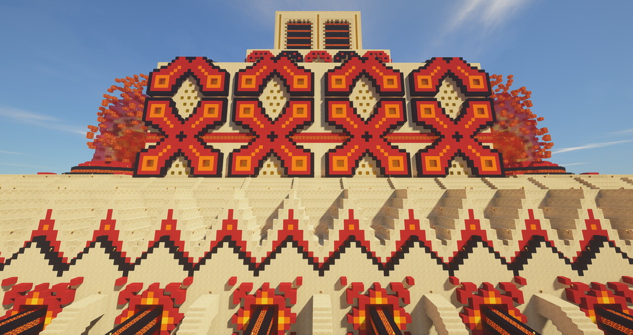 The Burning Desert - The Burning Citadel Minecraft Map