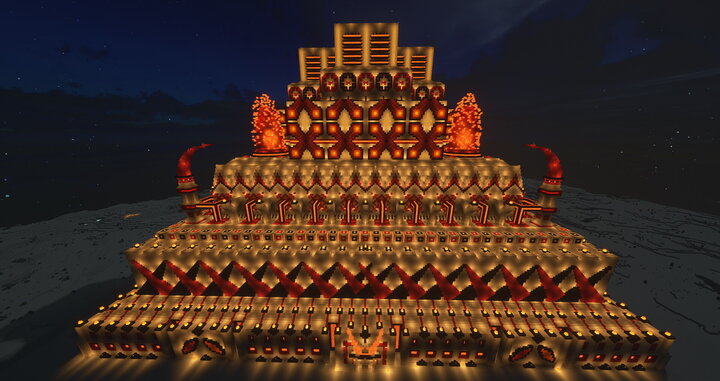 The Burning Desert - The Burning Citadel Minecraft Map