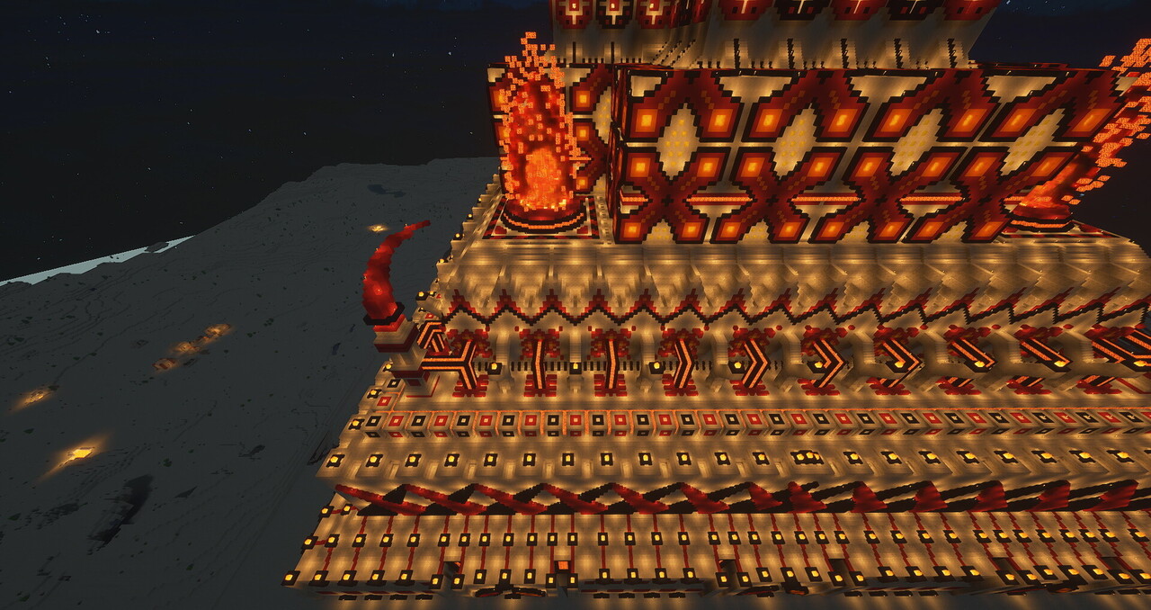 The Burning Desert - The Burning Citadel Minecraft Map