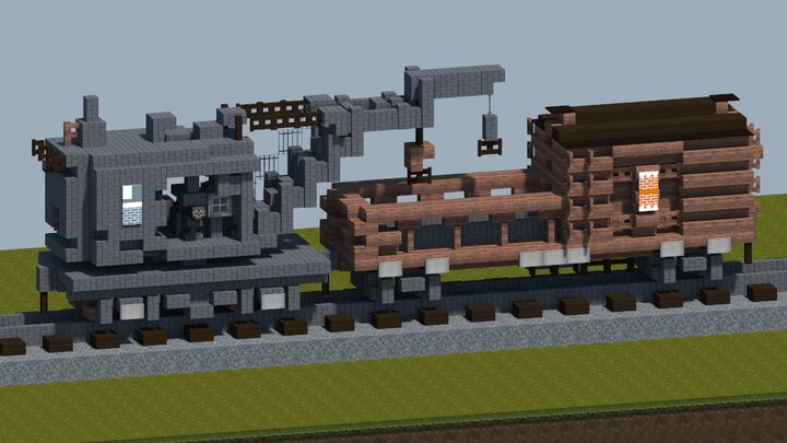 Railroad steam crane [With Download] Minecraft Map