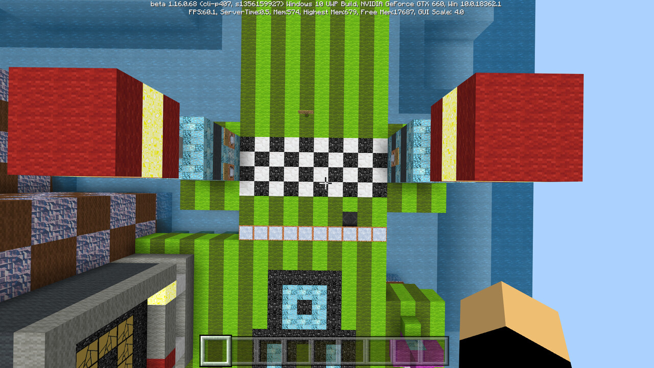 Sonic map: BEDROCK EDITION Minecraft Map