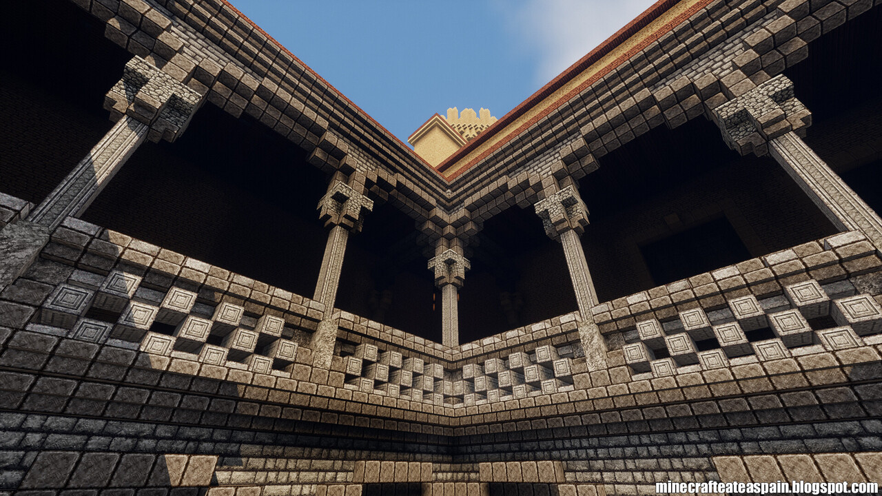 Minecraft replica of the Castle of Manzanares el Real, Madrid, Spain ...