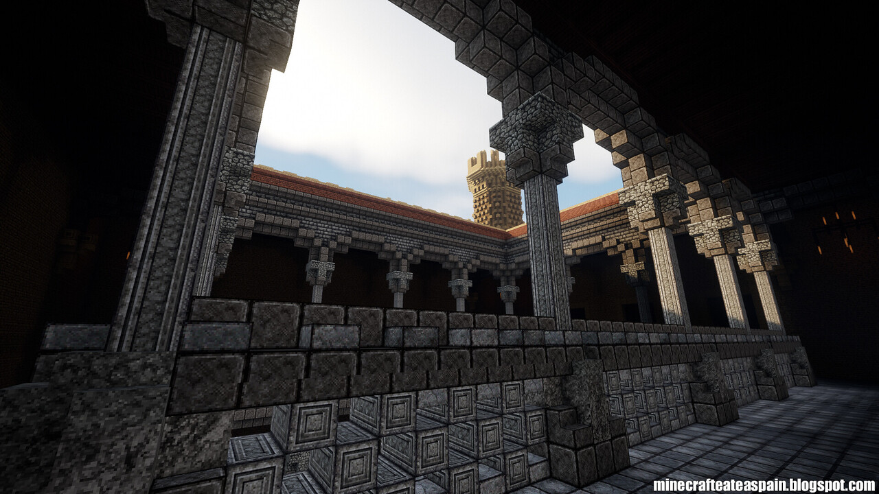 Minecraft replica of the Castle of Manzanares el Real, Madrid, Spain ...