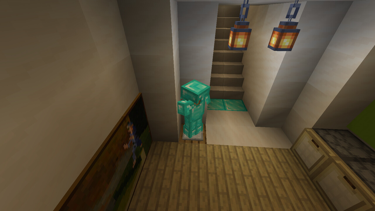Underground Base with a sliding door Minecraft Map