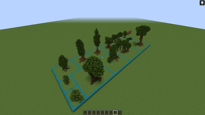 Custom Tree Collection by PusheenWolfMom Minecraft Map