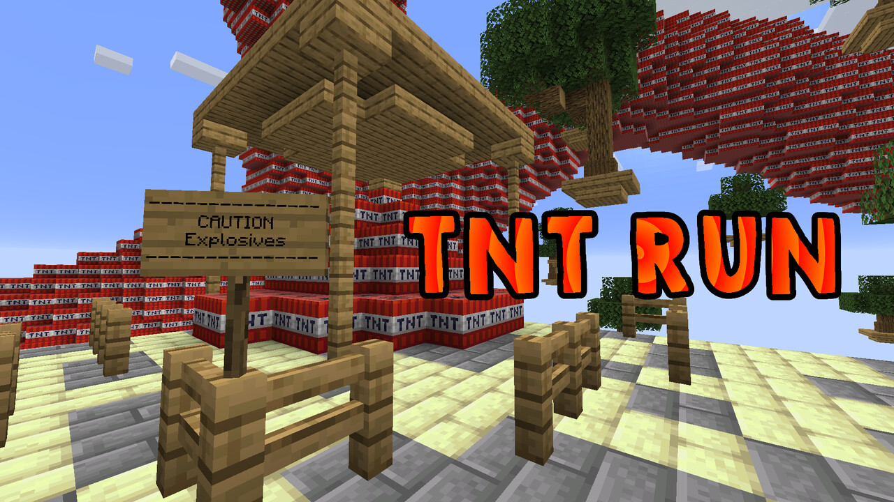 TNT RUN MiniGame - MultiPlayer [ENG/HUN] Minecraft Map