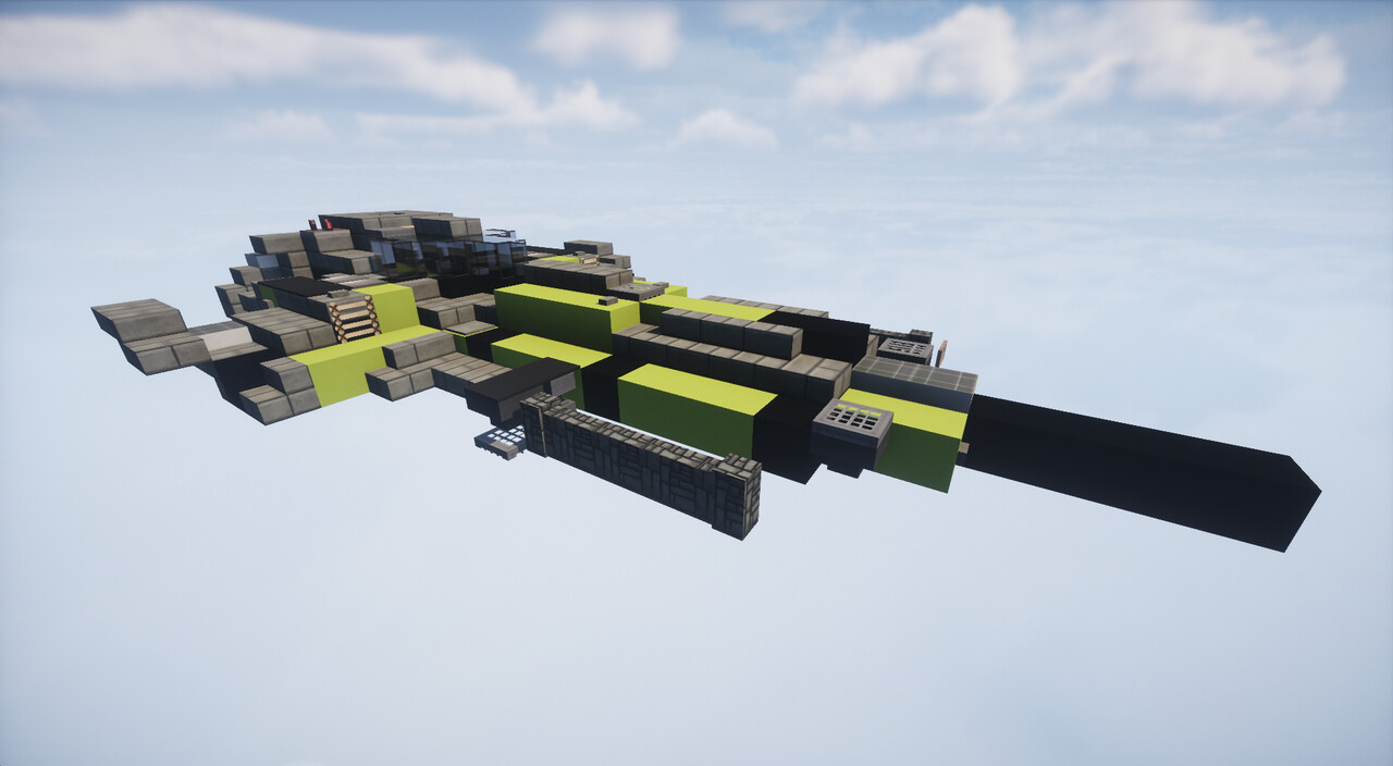 Black viper III - Space fighter | MFC | Minecraft Map