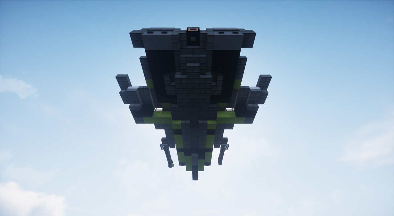 Black viper III - Space fighter | MFC | Minecraft Map